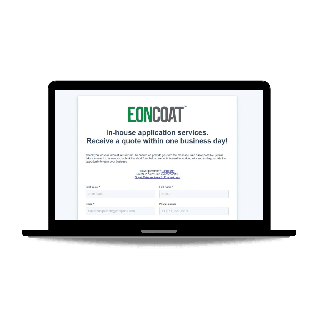 EonCoat In-House Application Services | EonCoat